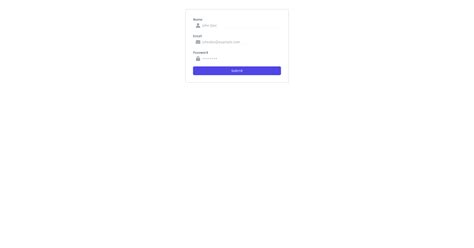 Application Form Free React Tailwind Component