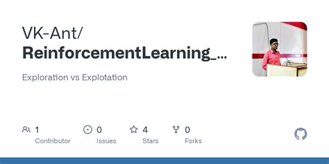 GitHub VK Ant ReinforcementLearning Exploration Exploration Vs Explotation