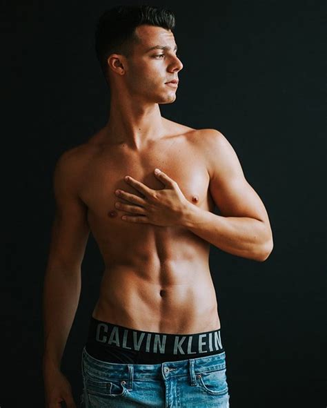 Model Logan Monteleone In Calvin Klein Mens Underwear
