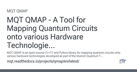 mqt qmap 3 2 1 dev15 documentation