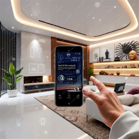 Modern smart home management system using augmented reality Smart building The home is ...