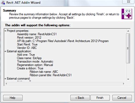 Api Support Revit Addin Wizard Revitaddinwizard Revitnetaddinwizard