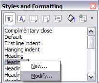 Using Paragraph Styles Apache OpenOffice Wiki
