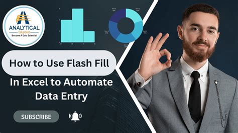 How To Use Flash Fill In Excel To Automate Data Entry Excel Excel Youtube