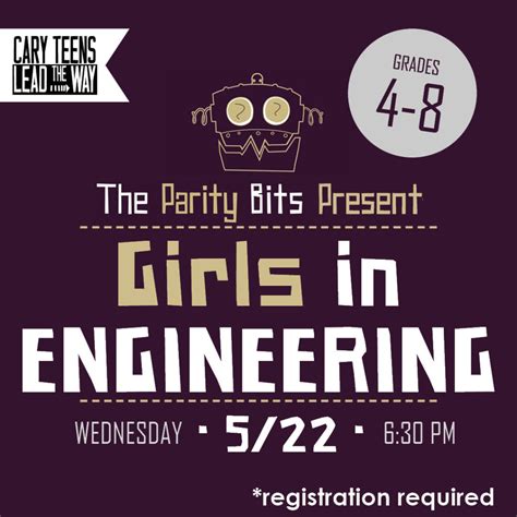 05222024 Lhs Parity Bits Girls In Engineering Gr 4 8 Cary