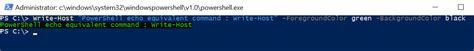 PowerShell Echo Equivalent Command Write Output ShellGeek