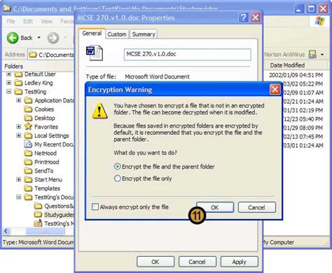 Mcse Encrypting Files And Folders