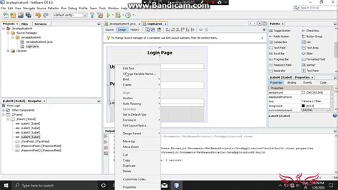 How To Create Login Page Using Java Jframe Part 1 And Login To Jdbc In Netbeans In Windows 10