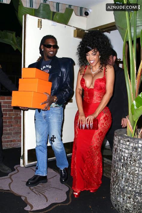 Cardi B Offset S Sexy Exit From Delilah S Birthday Bash AZNude