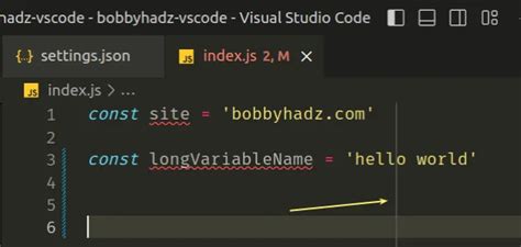 How To Customize Vertical Rulers In Visual Studio Code Bobbyhadz