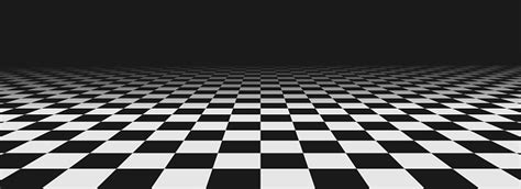 체스 관점 바닥 배경 흑백 체스판 관점 바닥 질감 바둑판 무늬 표면 사라지는 바둑판 배경 추상 벡터 그림 체스에 대한 스톡 벡터 아트 및 기타 이미지 Istock