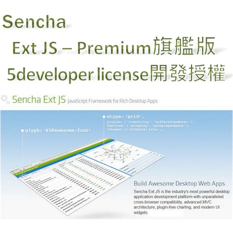 Sencha Ext Js Premium旗艦版 應用軟體 Yahoo奇摩購物中心