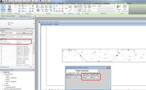 solved schedule rebar length autodesk community