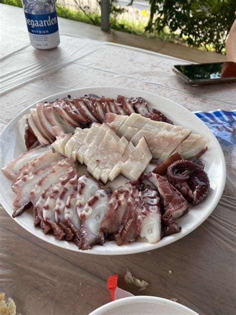 문어 숙회와 돼지고기 바베큐 음식여행 에펨코리아