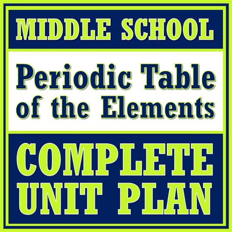 atoms elements and the periodic table unit flying colors science