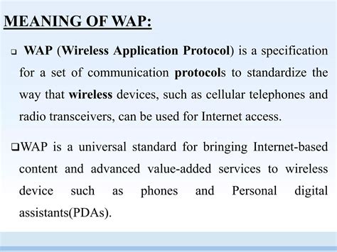 wireless application protocol pptx internet computing