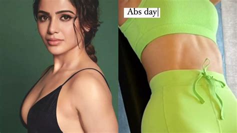 This Picture Of Samantha Ruth Prabhus Toned Abs Will Surely Inspire