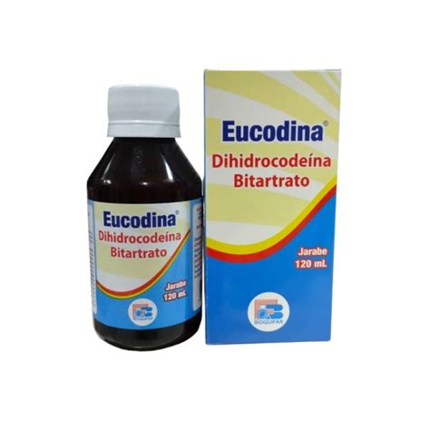 Dihidrocodeina Bitartrato Eucodina 120 Ml Bioquifar Farma Medical Sas