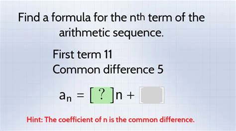 Find A Formula For The Nth Term Of The Studyx
