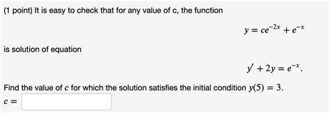 Solved Points Find The Two Values Of K For Which Y X Chegg Com