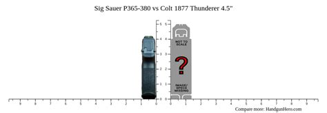 Sig Sauer P365 380 Vs Colt 1877 Thunderer 4 5 Size Comparison Handgun Hero