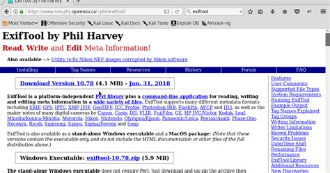 Install Exiftool Kali Lopezautos