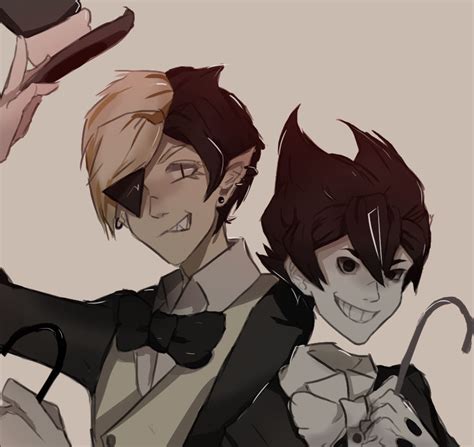 Bill Cipher And Bendy~ Human Version By Bluecreepycat On Deviantart