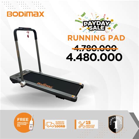 Jual BODIMAX RUNNING PAD Treadmill Alat Olahraga Shopee Indonesia