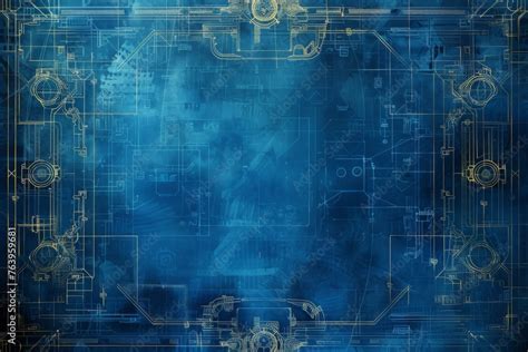 Blueprint Border Design A Blueprint Background Image With A Blueprint Border Design A Blueprint Background Image With A