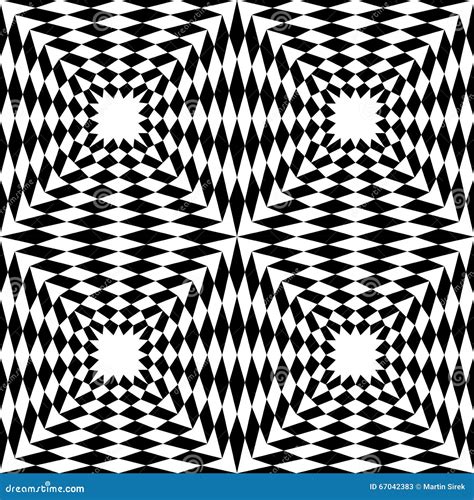 Vector Modern Seamless Geometry Pattern Squares 3d Black And White