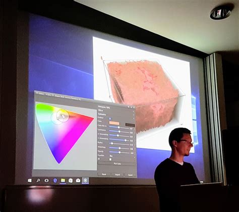 Inviwo On Twitter Martin Demoing His Results From His Digitalhistology Visualization