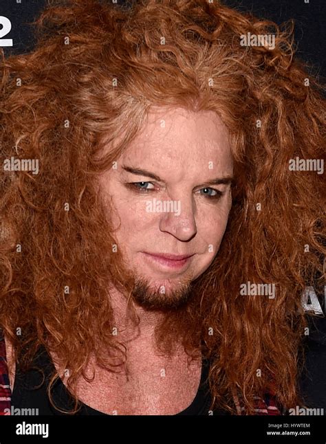 Las Vegas Nevada Usa 6th Apr 2017 Comedian Carrot Top Arrives At