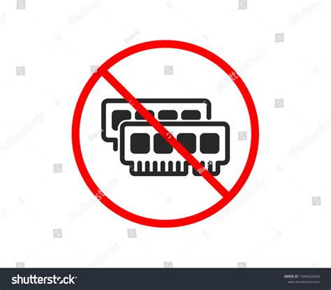 No Stop Ram Icon Computer Randomaccess Stock Vector Royalty Free 1349262269 Shutterstock