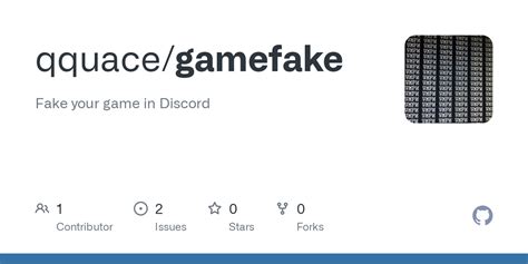 GitHub Qquace Gamefake Fake Your Game In Discord
