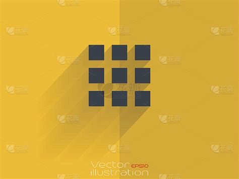 菜单图标上的黄色背景