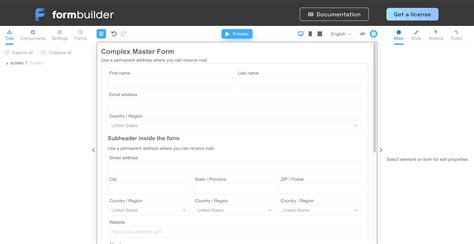 Getting Started Documentation Formbuilder