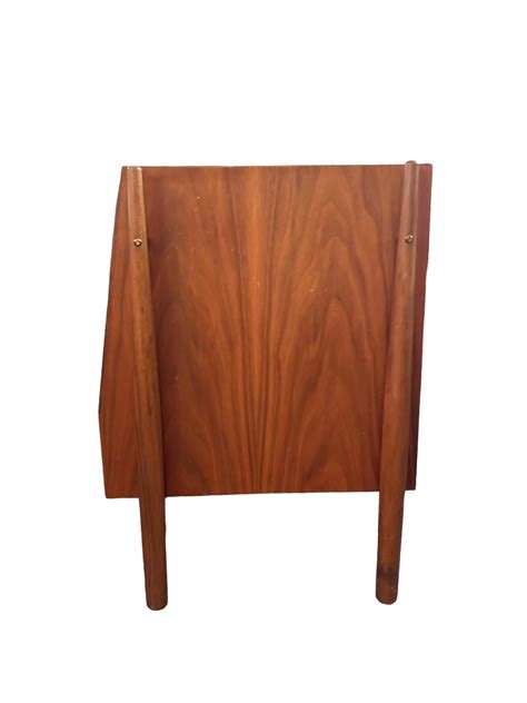 Drexel Declaration Floating Cube Walnut Nightstand By Kipp Stewart Etsy