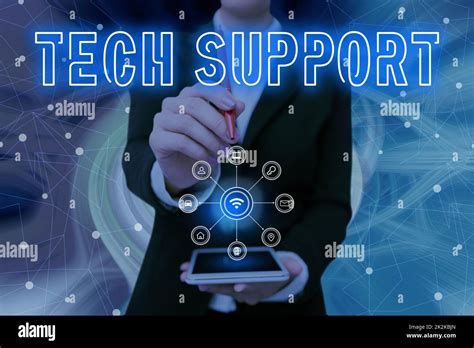 Handwriting Text Tech Support Word For Assisting Individuals Who Are Having Technical Problems