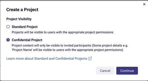 Can I Create Confidential Projects Loopio Help Center
