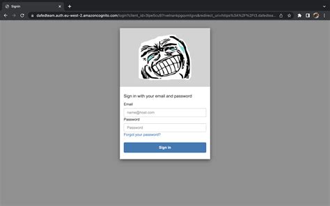 basic cognito user pool with login logout integration in laravel with