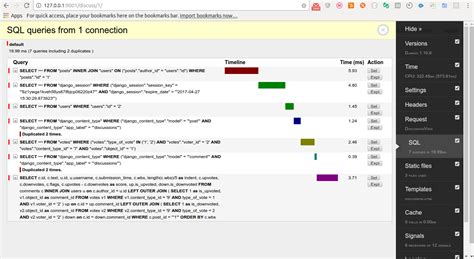 menggunakan django debug toolbar untuk development dwi sulfahnur