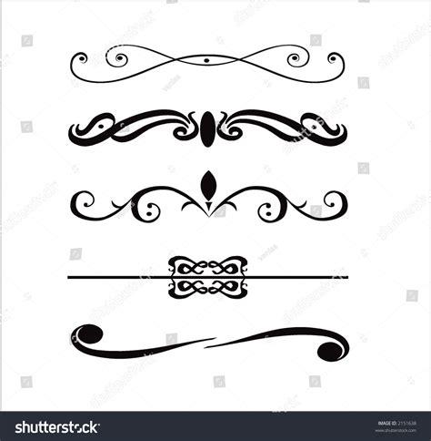 Abstract Vector Design Elements Borders Frames 2151638 Shutterstock