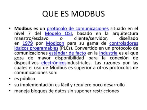 Ppt Protocolo Modbus Powerpoint Presentation Free Download Id 2933686