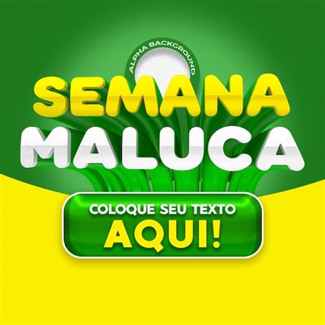 Semana Maluca 01 Psd Premium