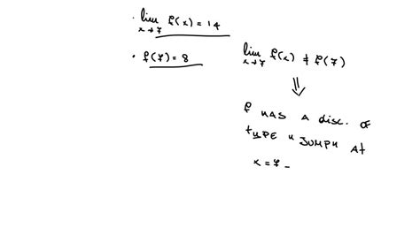 Solved Part 1 Let F X { X 2 49 X 7 If X ≠ 7 8 If X 7 Evaluate The Following A Limx →