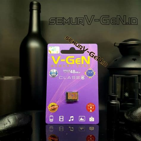 Jual Micro SD GB Class V GeN Memory Card GB Class VGEN MicroSD ORI Kab Tangerang
