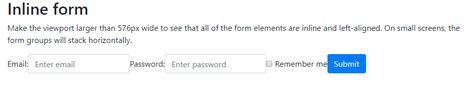 C Rotativa Form Inline Bootstrap 4 Stack Overflow