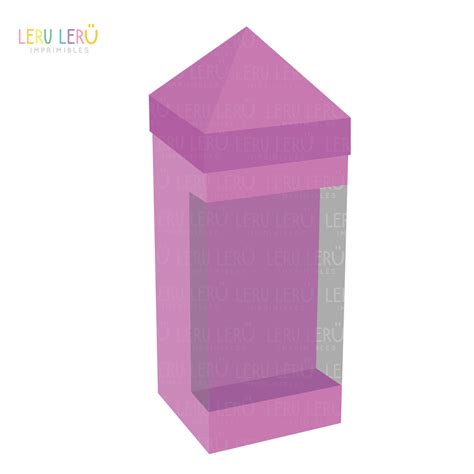 Molde Caja Rectangular Con Tapa Triangular Shaker Escenario Leru Leru