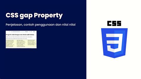 belajar css lanjutan 300 css gap property — minarsih tech