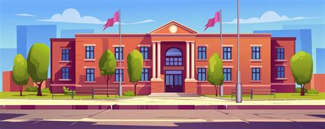 University Walkway Vector Art Icons And Graphics For Free Download